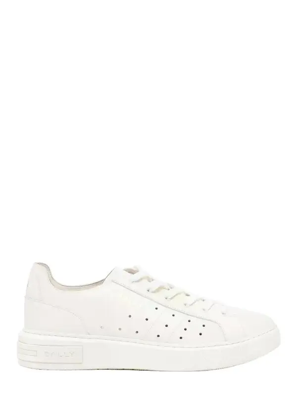 Bally Leather Sneakers - Neutrals