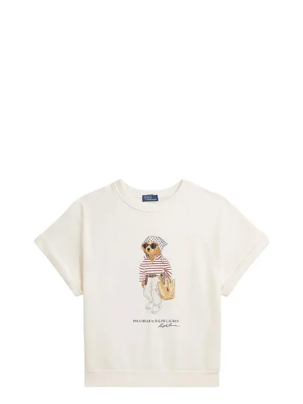 Polo Ralph Lauren Polo Bear Cotton-blend Sweatshirt - White