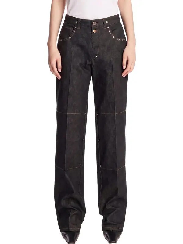 LEMAIRE Paneled Jeans - Black