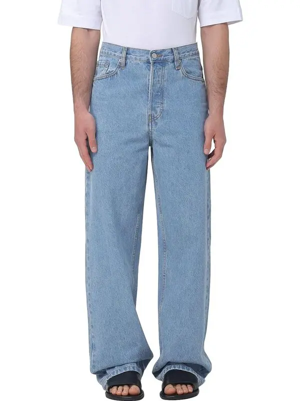 Dries Van Noten Wide Leg Jeans - Denim