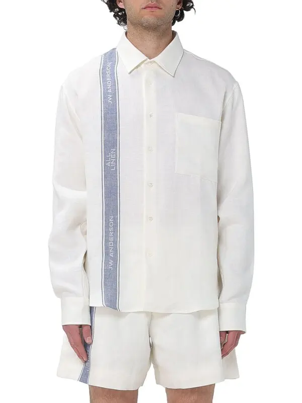 JW Anderson Linen Shorts - White