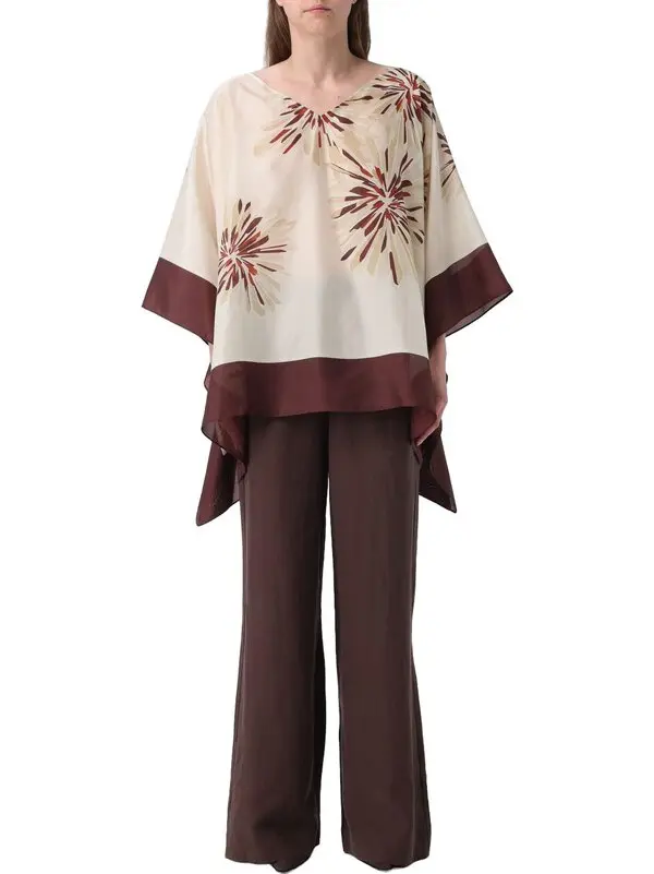 Brunello Cucinelli Printed Kaftan - Beige