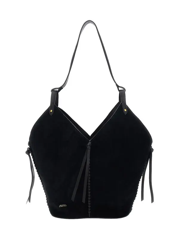Isabel Marant Étoile Tampa Suede Shoulder Bag - Black