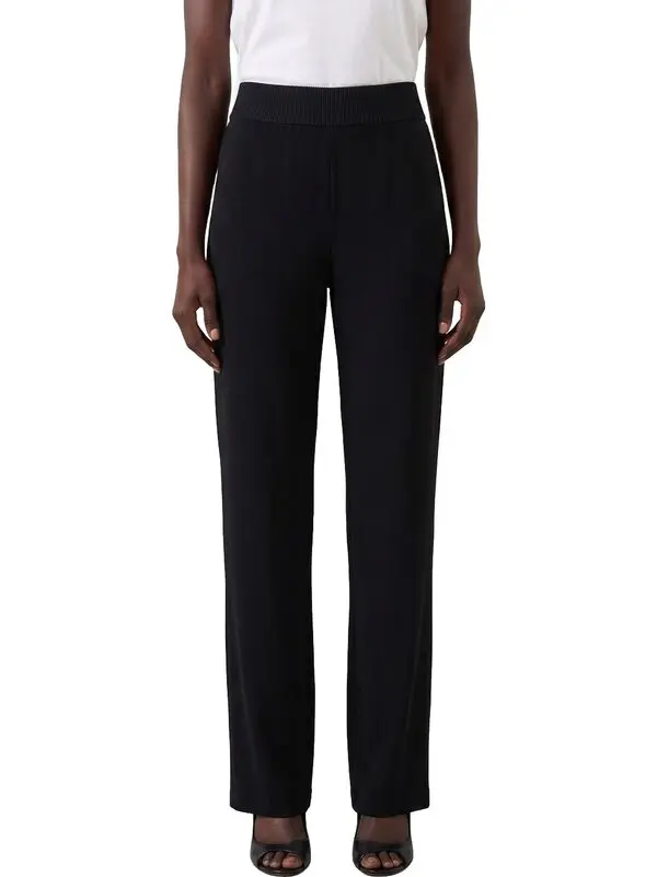Rick Owens High-waisted Silk Trousers - Black