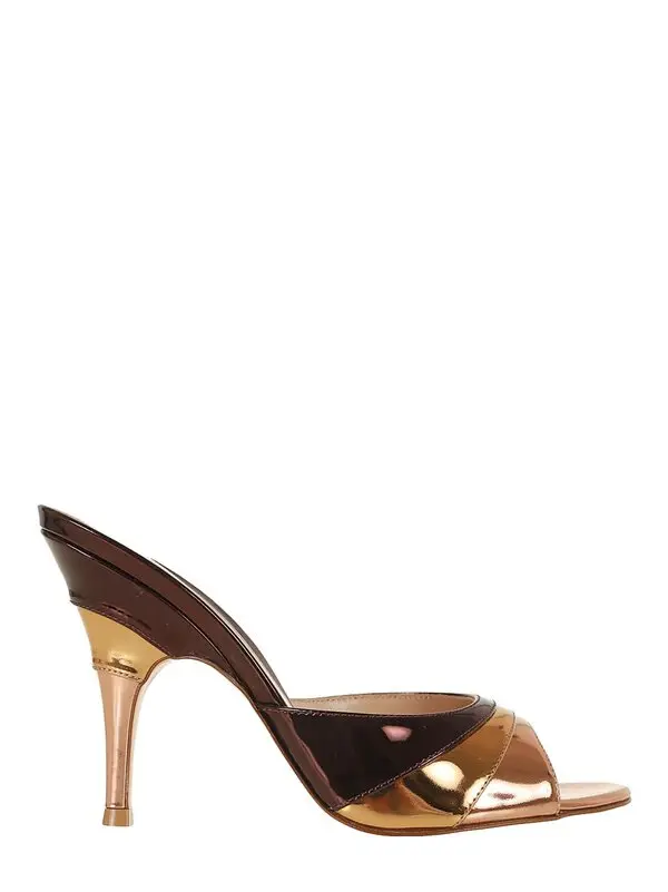 GIANVITO ROSSI Heeled Sandals - Silver