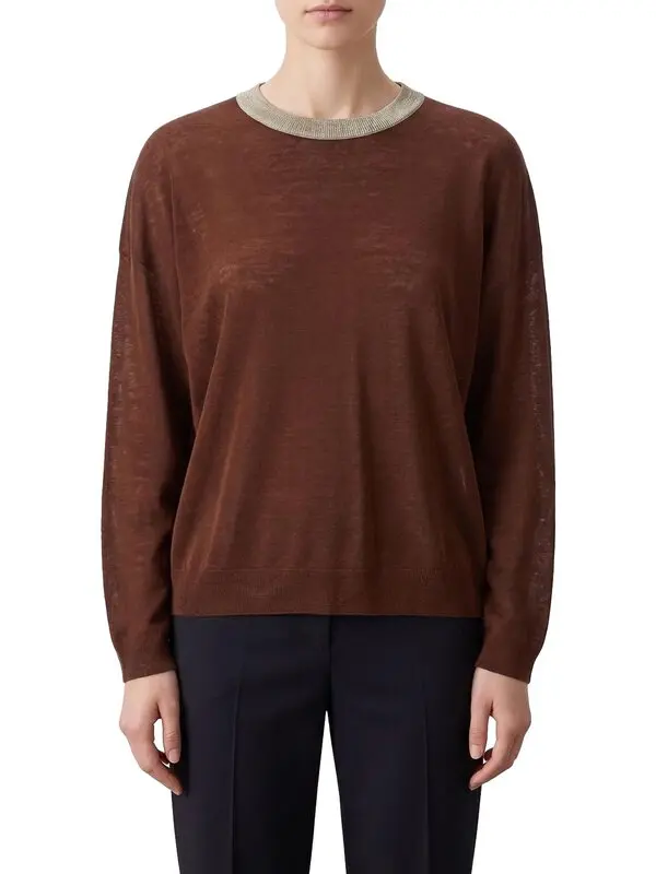 Brunello Cucinelli Pullover Sweater - Burgundy