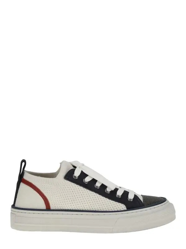 Brunello Cucinelli Lace-up Sneakers - White