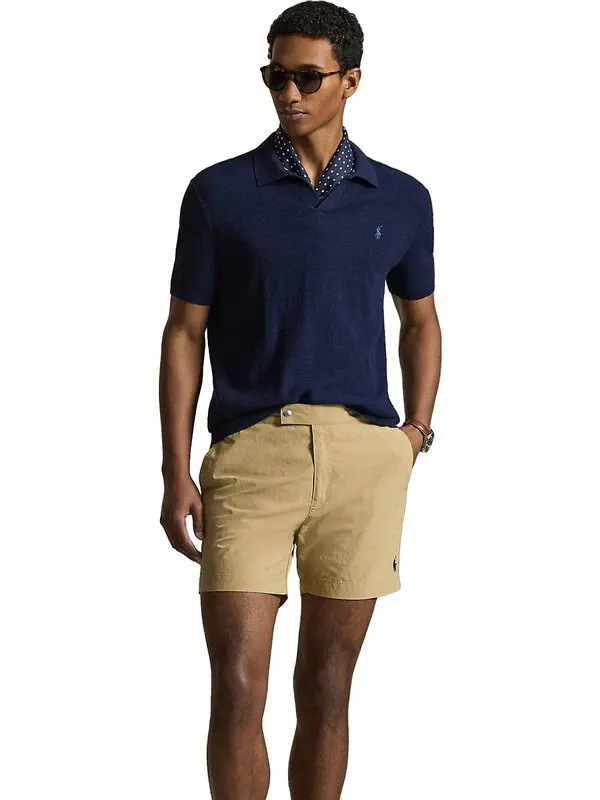 Ralph Lauren 5.75-inch Monaco Swim Trunk - Cafe Tan