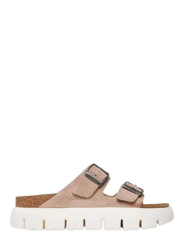BIRKENSTOCK Heeled Sandal With Buckles - Beige