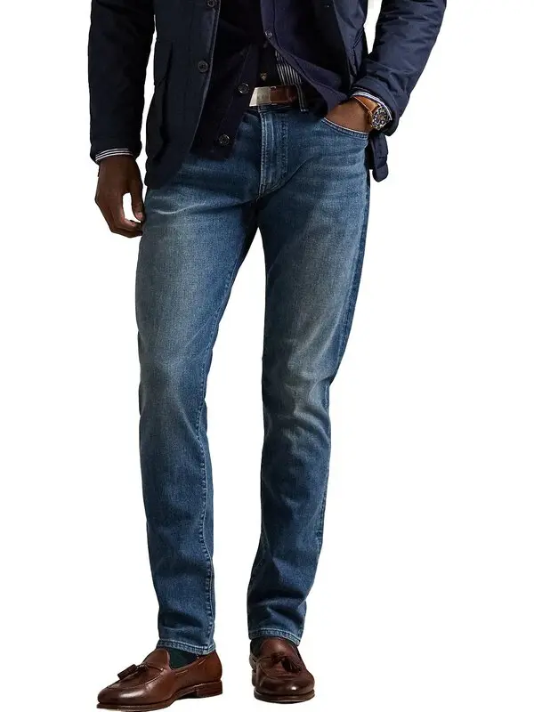 Ralph Lauren Parkside Active Tapered Stretch Jeans - One Madison