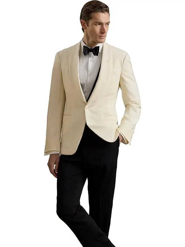 Ralph Lauren Gregory Handmade Tuxedo Trouser - Black