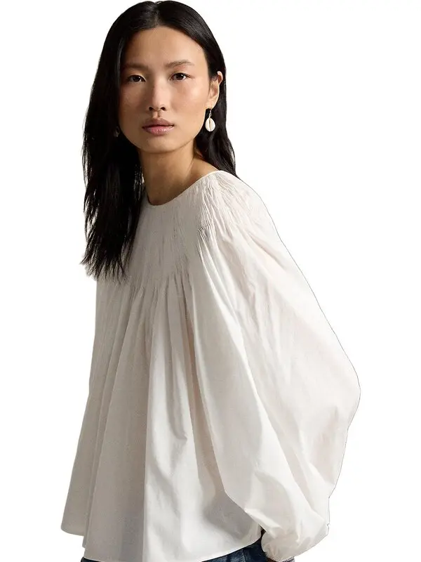Ralph Lauren Pintucked Shirt - White