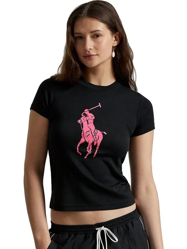 Ralph Lauren Cotton Crewneck Tee - Polo Black