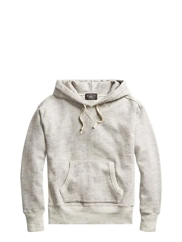 Ralph Lauren Boxy Fit Fleece Hoodie - Athletic Grey Heather