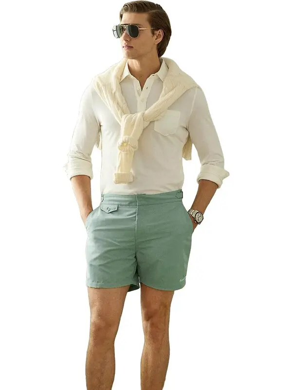 Ralph Lauren 5-inch Mayfair Swim Trunk - Lily Pad