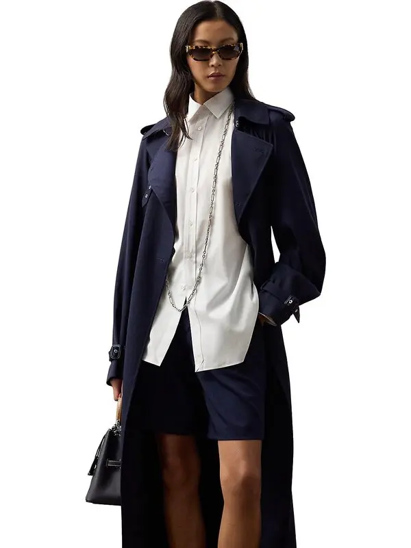 Ralph Lauren Minetta Wool Gabardine Short - Icon Navy