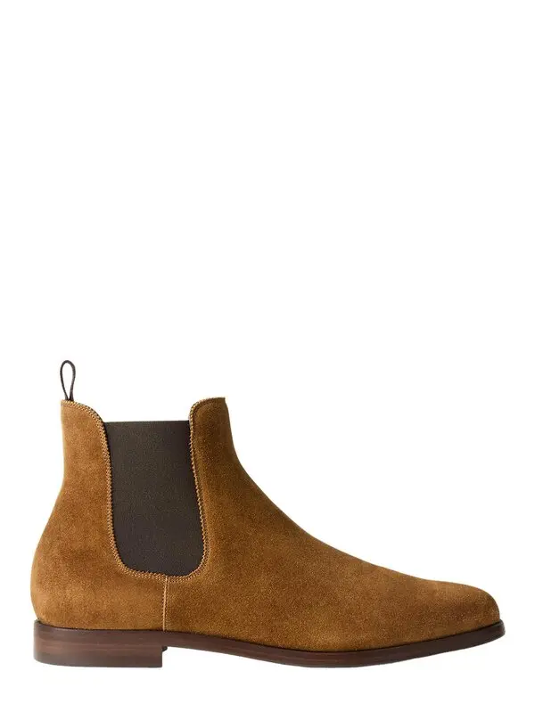 Ralph Lauren Grantly Calf-suede Chelsea Boot - Cacao