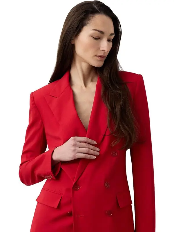 Ralph Lauren Ramona Wool-blend Jacket - Bright Red