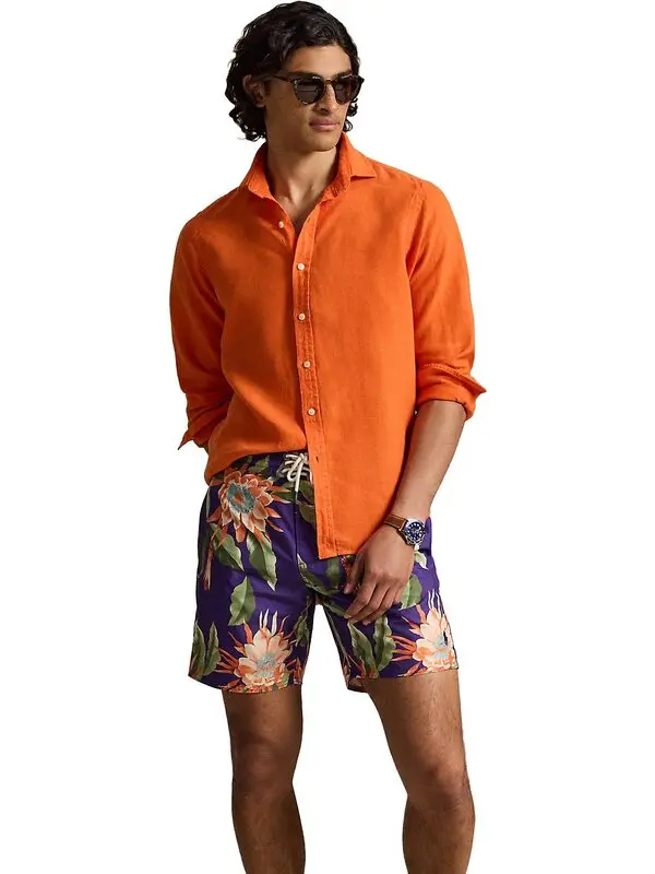 Ralph Lauren 7.25-inch Hoffman Palm Island Swim Trunk - South Pacific Floral