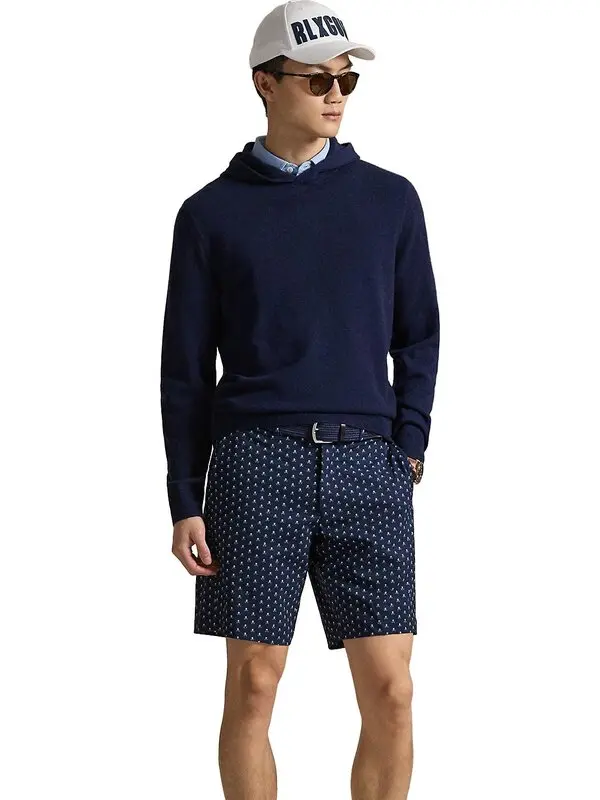 Ralph Lauren 9-inch Tailored Fit Stretch Print Short - Skull And Clubs