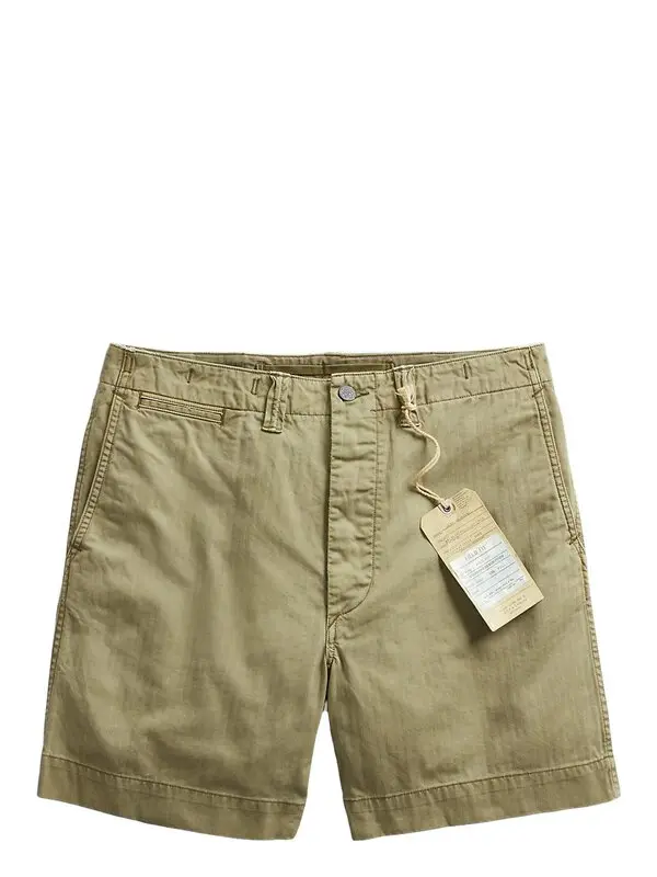 Ralph Lauren Herringbone Twill Field Shorts - Olive