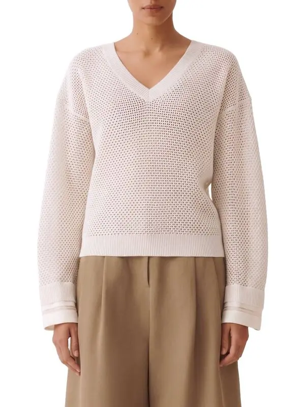 Fabiana Filippi V-neck Sweater - Butter