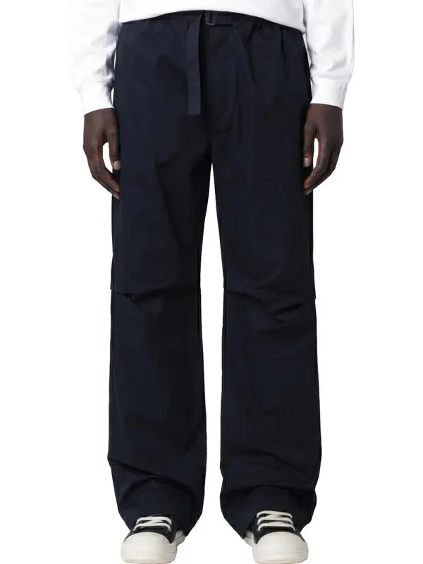 DARKPARK Wide Leg Belted Trousers - Blue