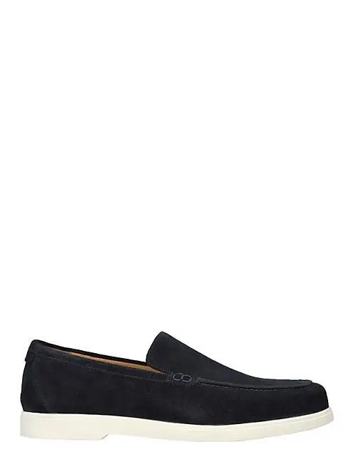 LOAKE Tuscany Suede Loafers - Navy