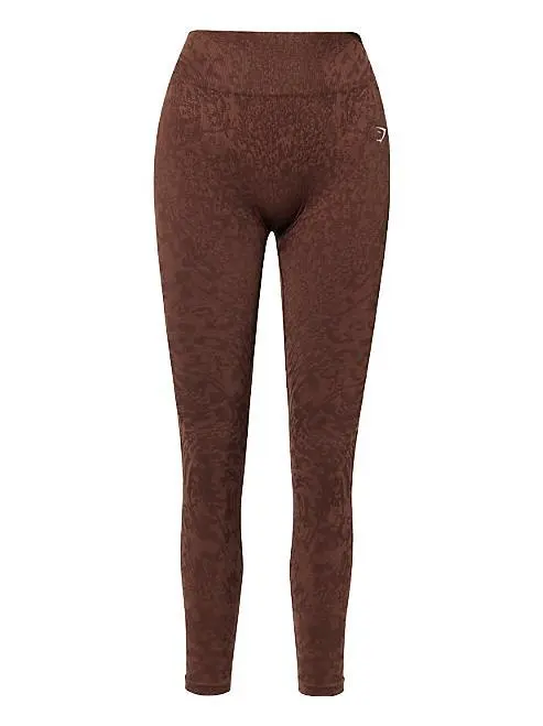 GYMSHARK Adapt Animal X Whitney Leggings - Gs Arch Brwn/gs Sft Brwn