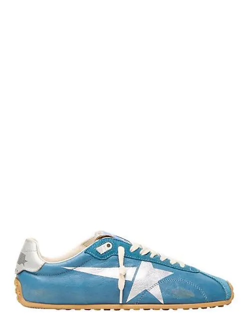 GOLDEN GOOSE Marathon Speed 50962 Leather Trainers - Blue Other