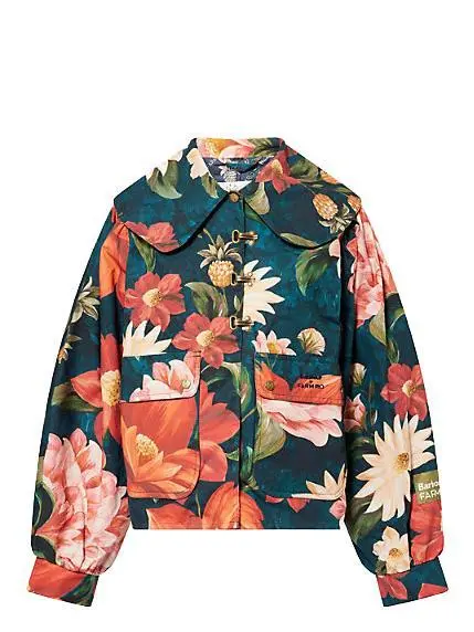 Barbour Wildflower Cotton Jacket - Navy Wildflower/flower