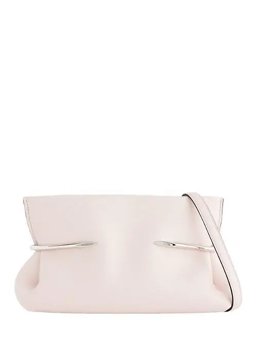 Givenchy Engraved Leather Clutch - Baby Pink