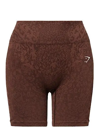 GYMSHARK Adapt Animal X Whitney Shorts - Gs Arch Brwn/soft Brown