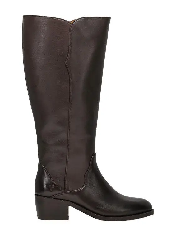 THE FRYE COMPANY Carson 2 Piping Tall Wide Calf Boots - Brown