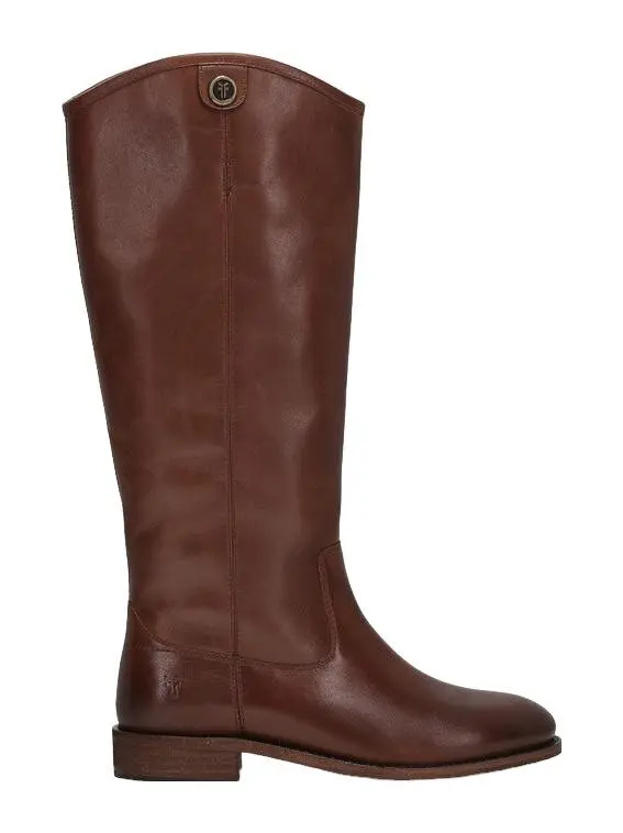 THE FRYE COMPANY Melissa Button Wide Calf Boots - Red