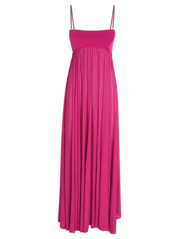 Zimmermann Jersey Luna Maxi Gown - Pink