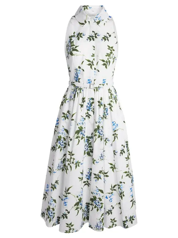 EMILIA WICKSTEAD Organic Cotton Norika Midi Dress - White