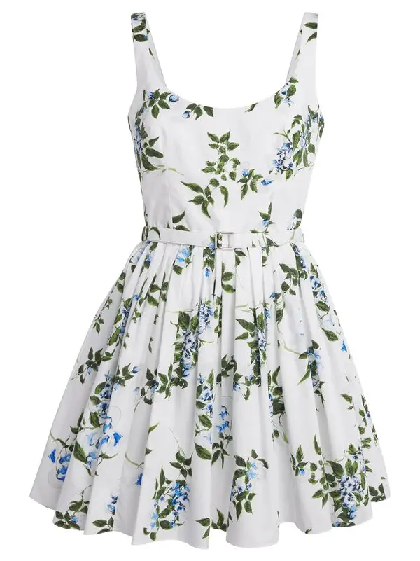EMILIA WICKSTEAD Organic Cotton Eglantine Mini Dress - White