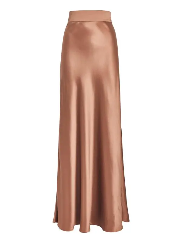 L'Agence Ryker Maxi Skirt - Brown