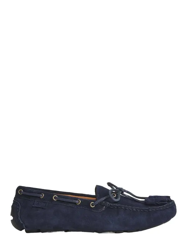 Polo Ralph Lauren Suede Tasseled Anders Loafers - Navy