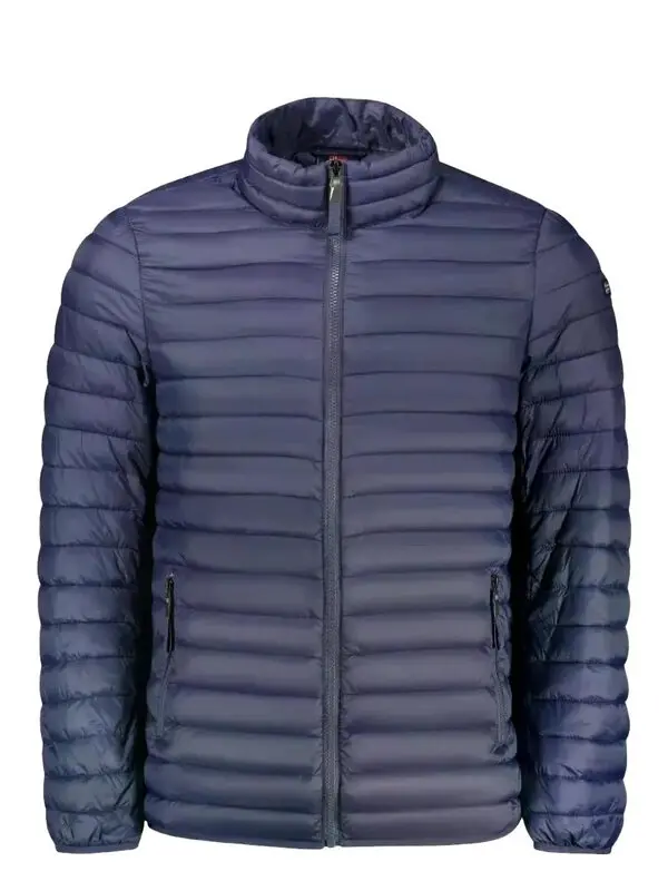 NORWAY 1963 Quilted Logo-patch Jacket - Blue