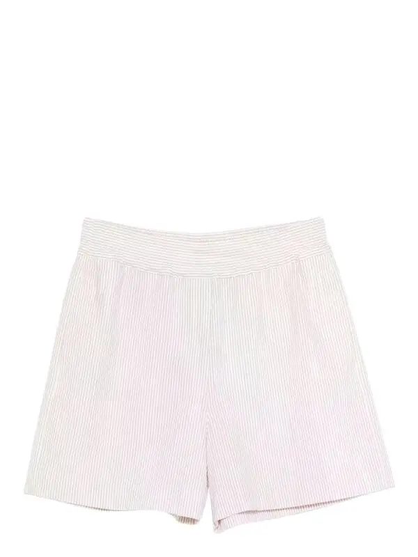 Paul Smith Striped Seersucker Shorts - Neutrals