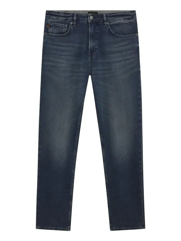 BOSS Maine Regular-fit Comfort-stretch Jeans - Dark Blue
