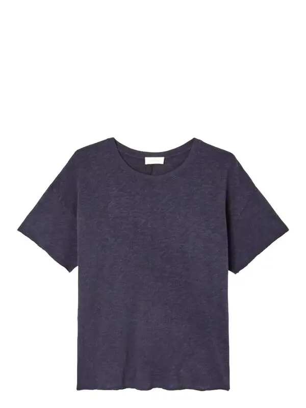 American Vintage Sonoma Raw-edge T-shirt - Blue