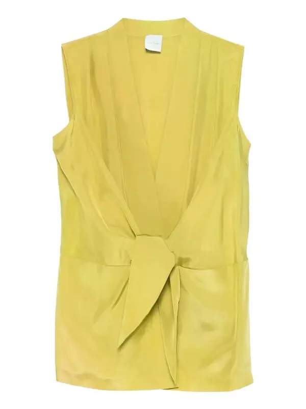 Paul Smith Knot-detail Sleeveless Top - Green