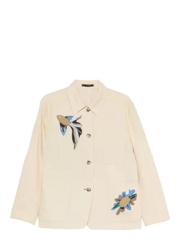 Paul Smith Linen Single-breasted Jacket - Neutrals