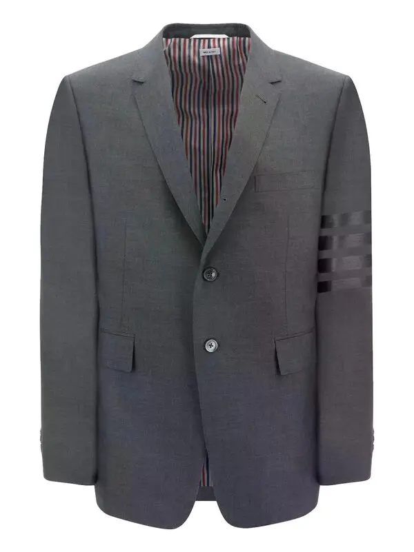 Thom Browne Fout-bar Stripe Blazer - Grey