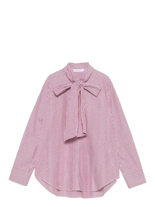 MANUEL RITZ Striped Shirt - Red