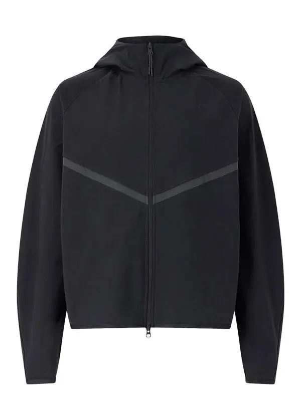 Nike Tech Shori Logo-embroidered Dri-fit Shell Jacket - Black