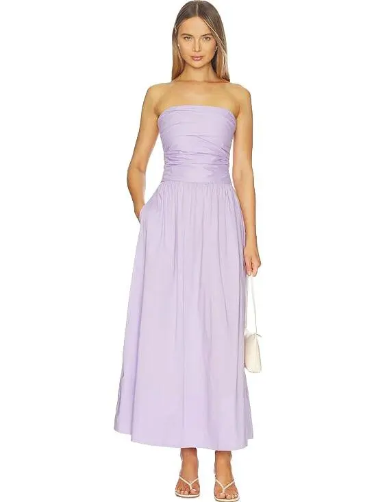 Faithfull The Brand Vera Maxi Dress - Lilac